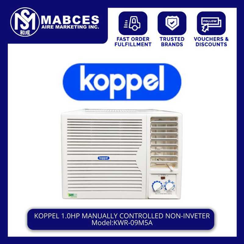 Koppel 1Hp Manually Controled Window Type Non-Inverter Aircon Kwr-09M5a ...