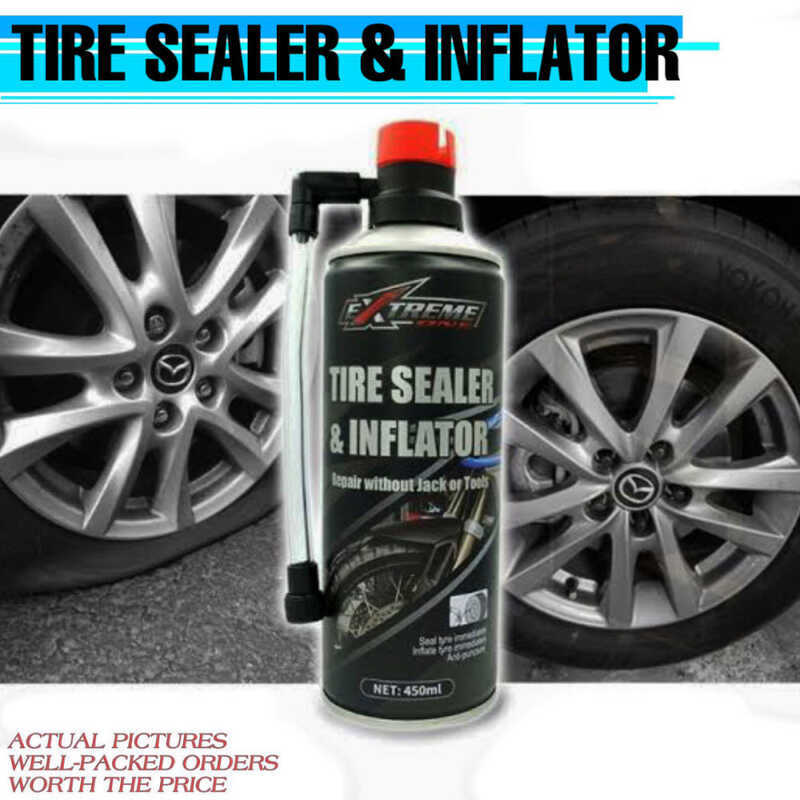 LY EXTREME ONE UNIVERSAL TIRE SEALER & IATOR 450Ml | Shopee Philippines