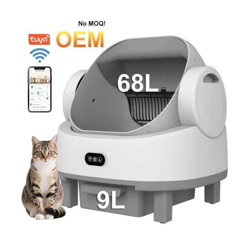 2026 New Trending Odor-Free APP Control Automatic Cat Litter Box with ...