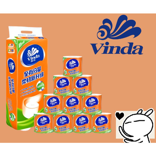 Vinda Tissue Paper Toilet Paper (1 PACK 10 rolls) | Shopee Philippines