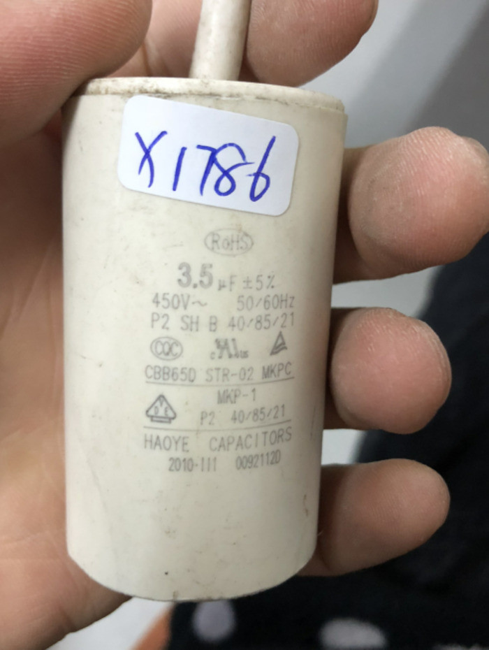 450V 3.5UF Original Disassembled Refrigerator Capacitor CBB65D | Shopee ...