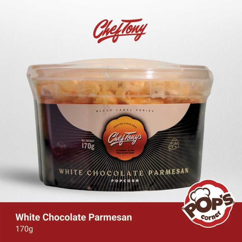 Chef Tony's Popcorn Premium White Chocolate Parmesan 170G Small 125 ...