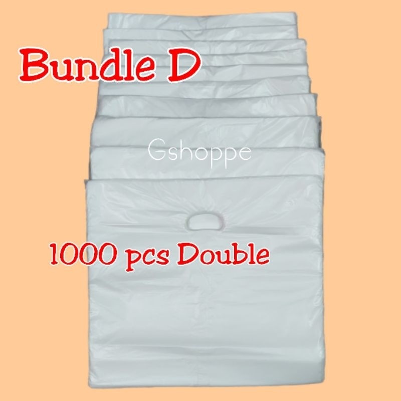 (BUNDLE D) Double Milk Tea Take Out Bags / Plastic Takeout Bags ...
