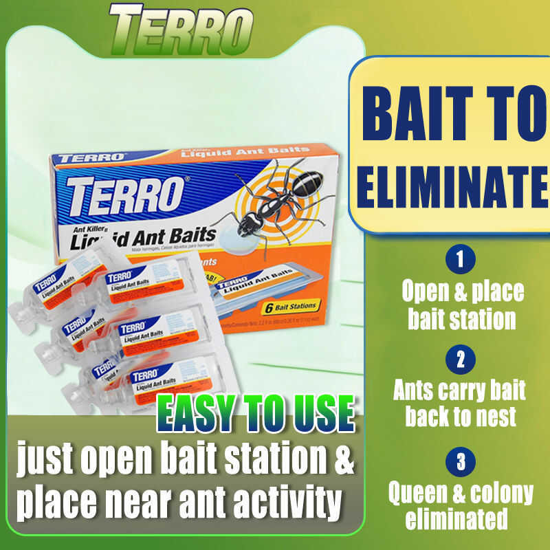 Terro Ant Killer Liquid Ants Baits Net Contents, 6 BAITS Ddc | Shopee ...