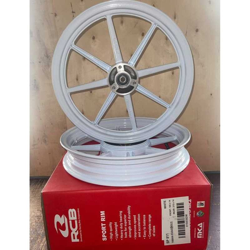☃ Rb8 MAGS MIO I 125/M3 3Holes 1.85F 2.15R WHITE | Shopee Philippines