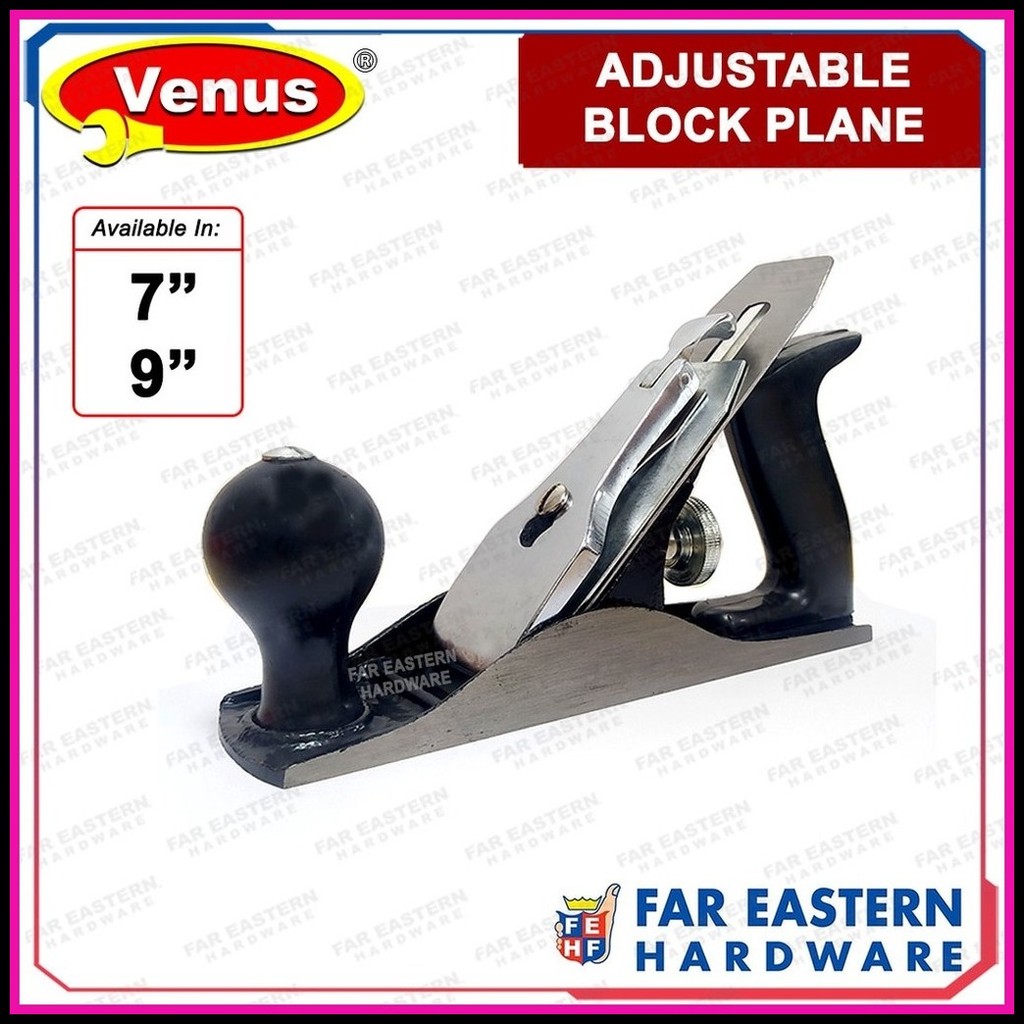 VENUS Smoothing Block Plane Adjustable Planer Jack Plane 7" | 9 ...