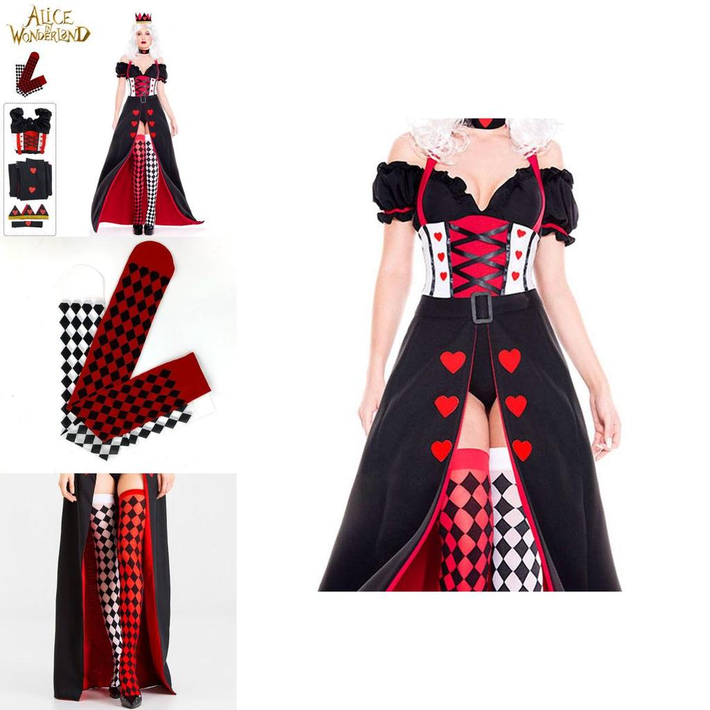Unique Alice In Wonderland The Red Queen Costume Cosplay Carnival ...