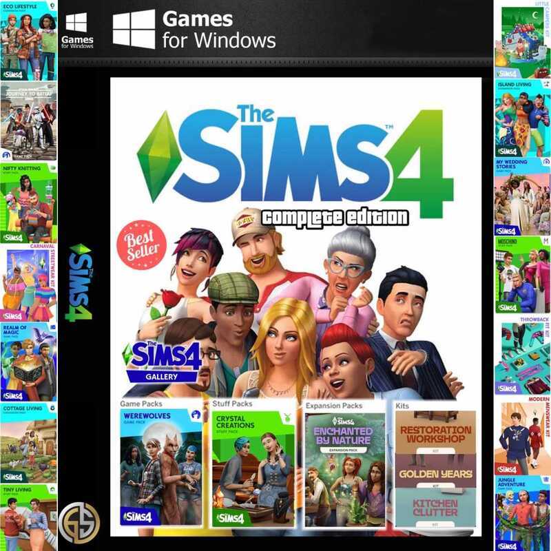The Sims 4 Complete Edition For PC Online Offline Updatable Compatible ...