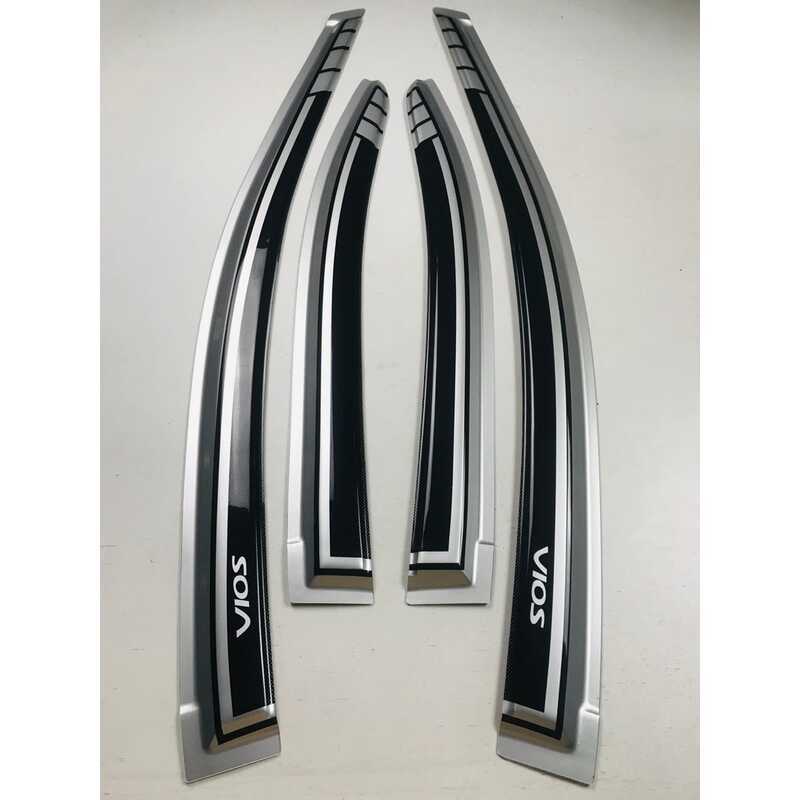Toyota Vios Gen 3 2013 2014 2015 2016 2017 2018 Black & Sier Two Tone ...