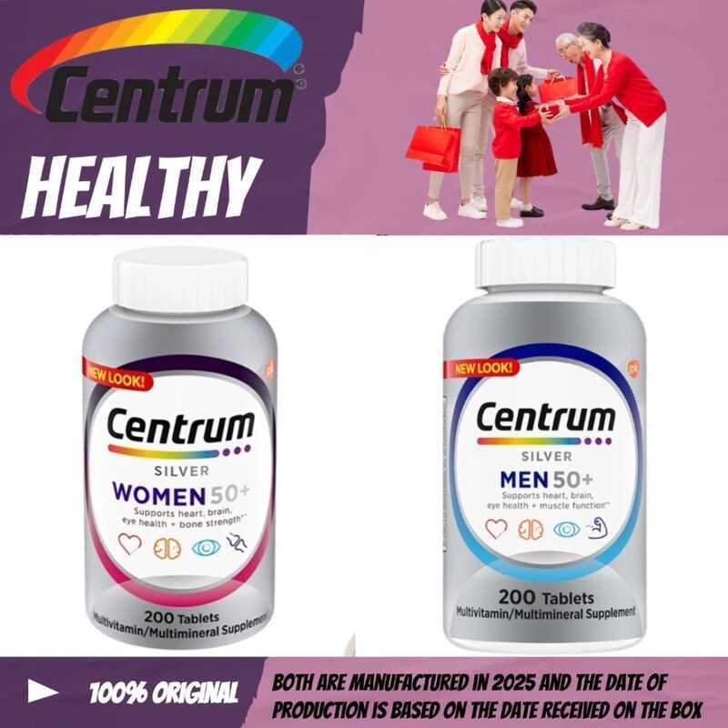 Centrum For Ages 50+ Overseas Official Flagship Store Silver Tablet ...