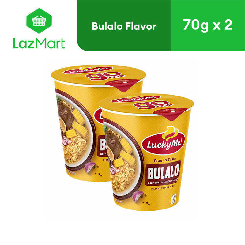 Lucky Me Go Cup Bulalo Instant Noodle Soup 70G - Pack Of 2 3 | Shopee ...