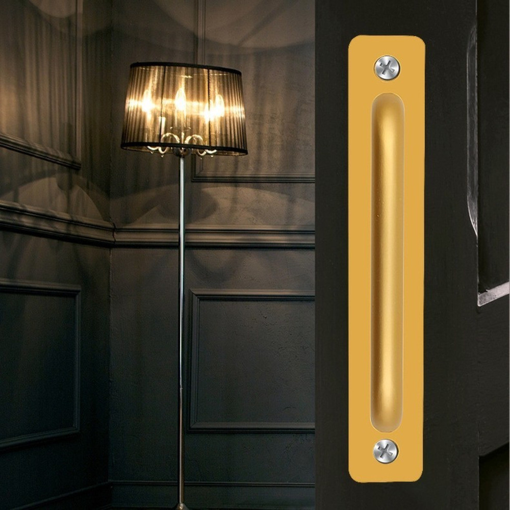 Aluminum Alloy Sliding Door Handle Gate Door Push Door Knob With Screws ...