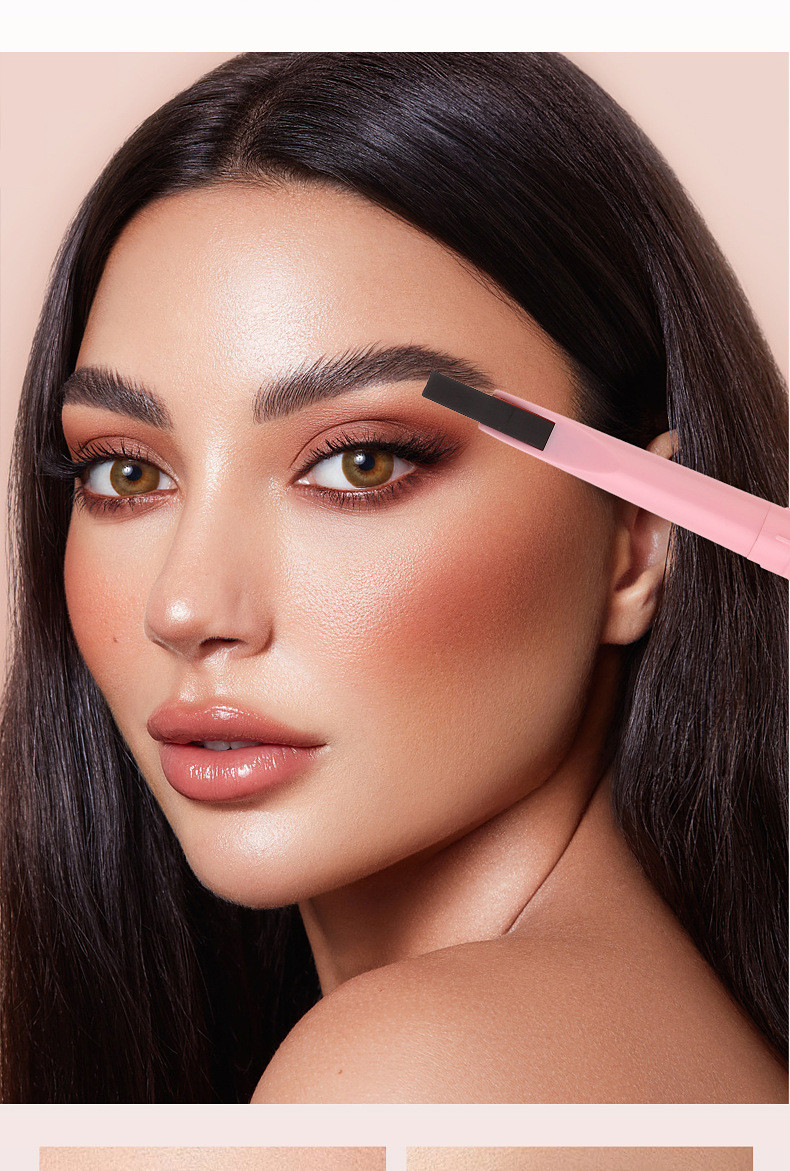 SAM SUGAR 4 Colors with Brush Double Head Eyebrow Pencil Waterproof ...