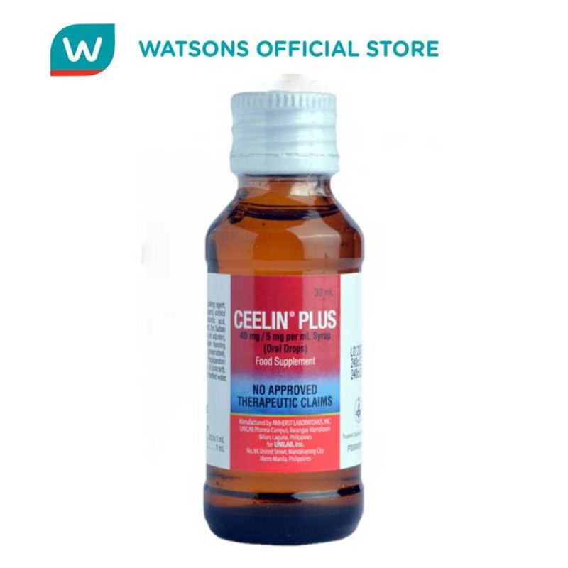 441 CEELIN Ascorbic Acid Zinc 40 Mg/5 Mg/Ml Oral Drops 30 Ml A0d ...