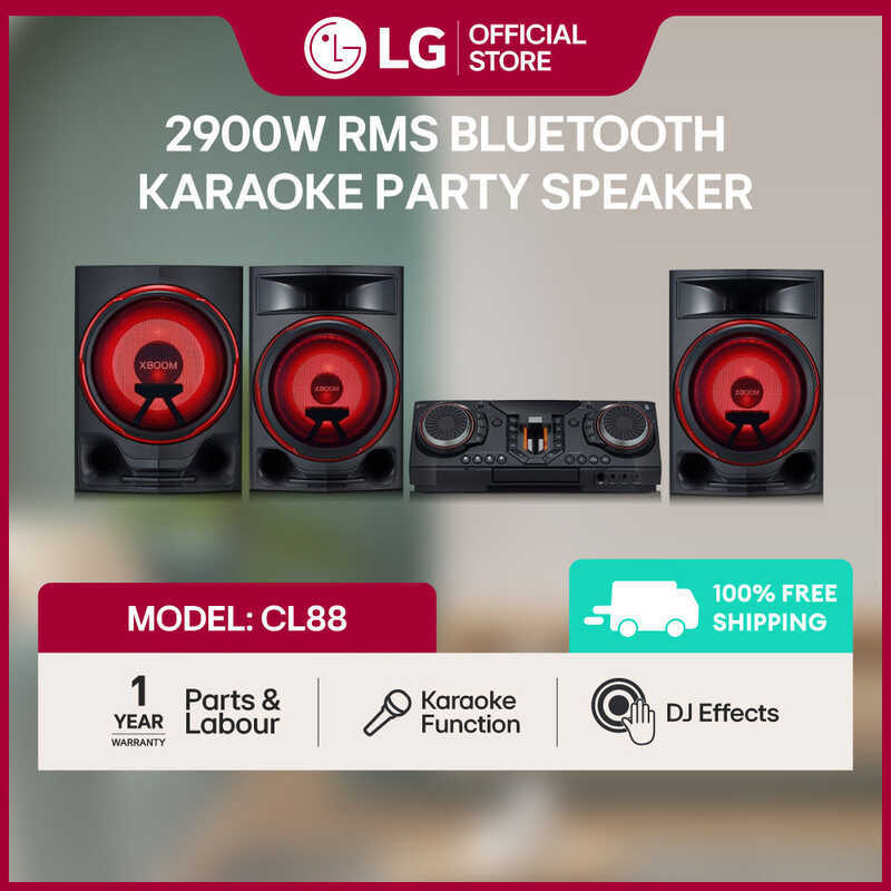 XBOOM LG Mini Hi-Fi Speaker 2900 Watts With Karaoke And DJ Function ...