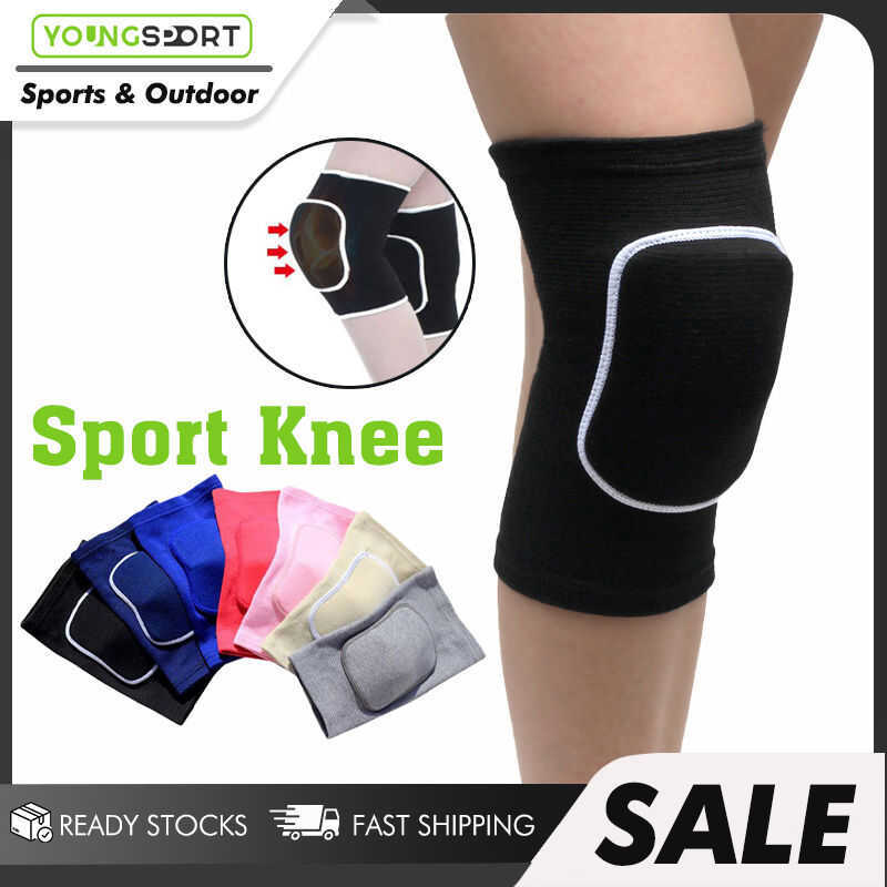 Pads Sports Knee For Volleyball Breathable Running Thick Sponge Kids ...
