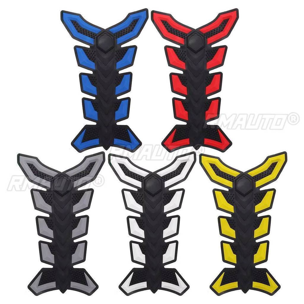 3D Rubber Tank Pad Protector Gas Fuel Decal Sticker for Motorcycle ATV ...