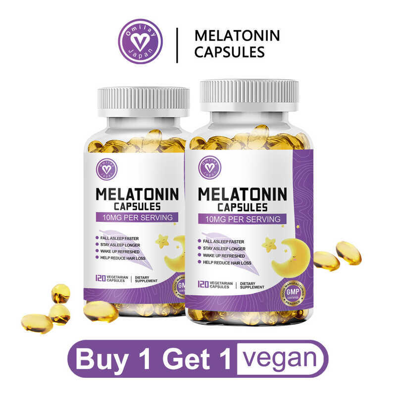 Omilay Melatonin Capsule Sleepwell For Adult Sleep Quickly Good Night ...