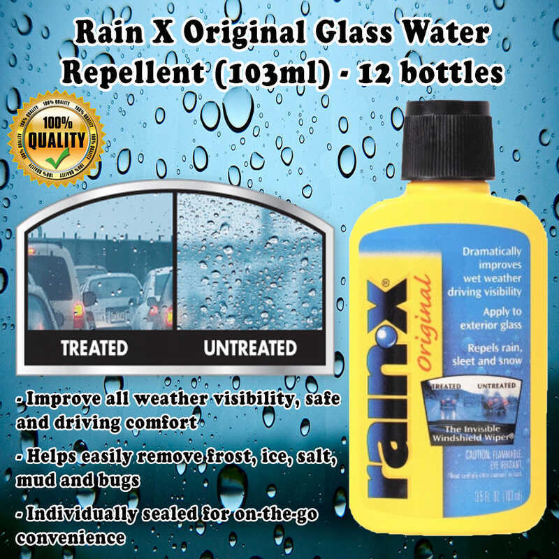 Rain-X Original Glass Wat 3.5 Oz Rain X RAINX Rainx Rain-X Original ...