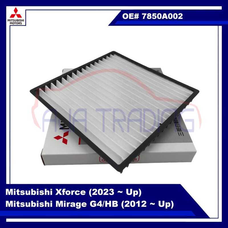 Aircon Cabin Filter For Mitsubishi Mirage G4/Hb 2012 - Up, Mitsubishi ...