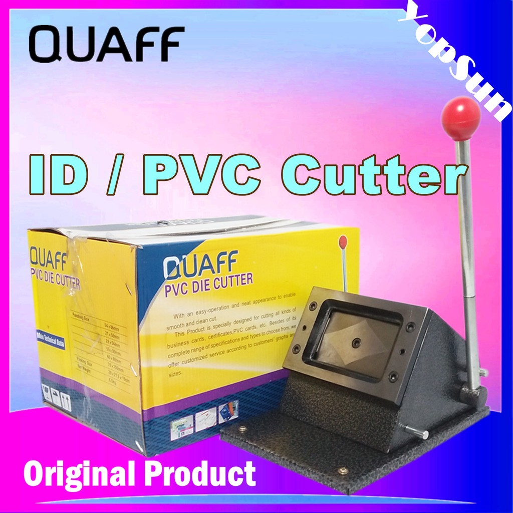 PVC Card Die Cutter (86×54MM) ID Size QUAFF Brand | Shopee Philippines