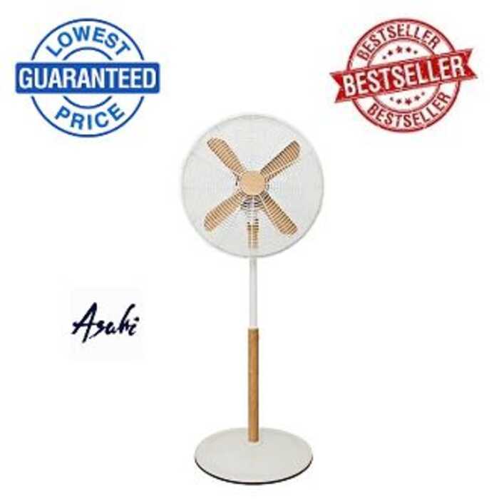 Asahi Xf-6077 16" Retro Wooden Stand Fan Ed1 | Shopee Philippines