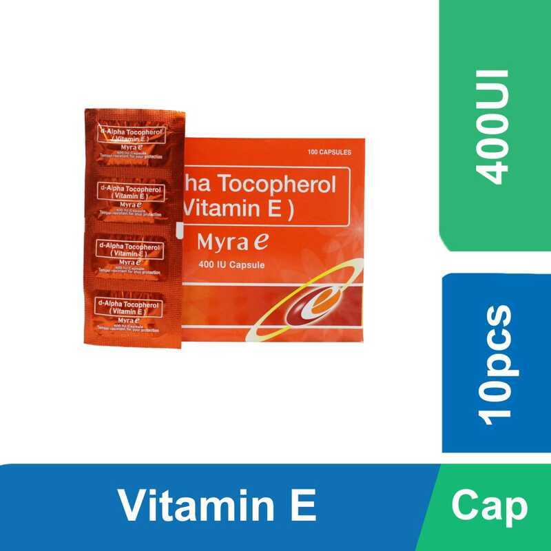 Myra E Vitamin 400Ui Capsule 10Pcs B17 | Shopee Philippines