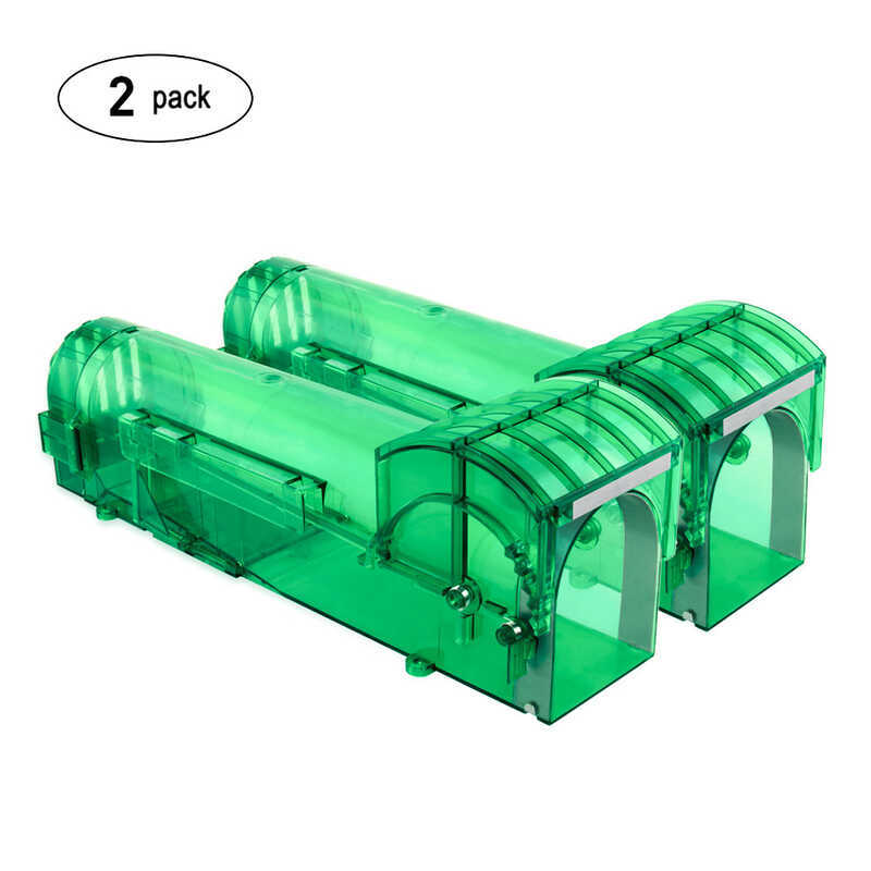 Plastic Large Size High Sensitivity mouse Box Bait Mousetrap Box humane ...