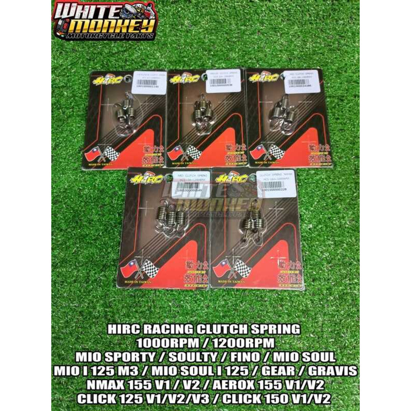 HIRC RACING CLUTCH SPRING MIO Sporty/Soulty/Fino/Mio I 125 M3/Gt/Nmax ...