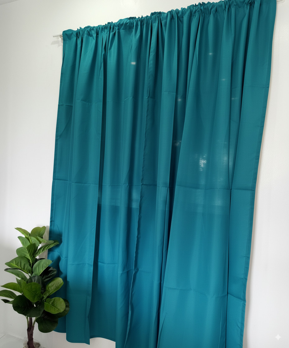 Teal-Color of the Year 2026 Curtain Valance/Sink/Window /Door/JOYCETAN ...