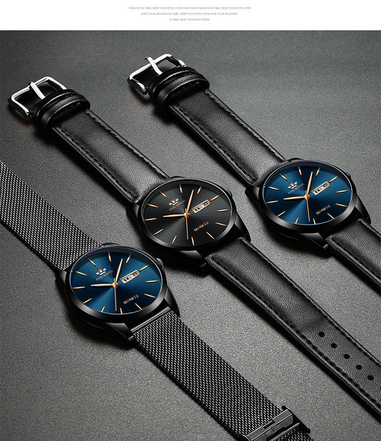 FOURRON Brand Watch Men Quartz Watch Waterproof Calendar Quartz Ultra ...
