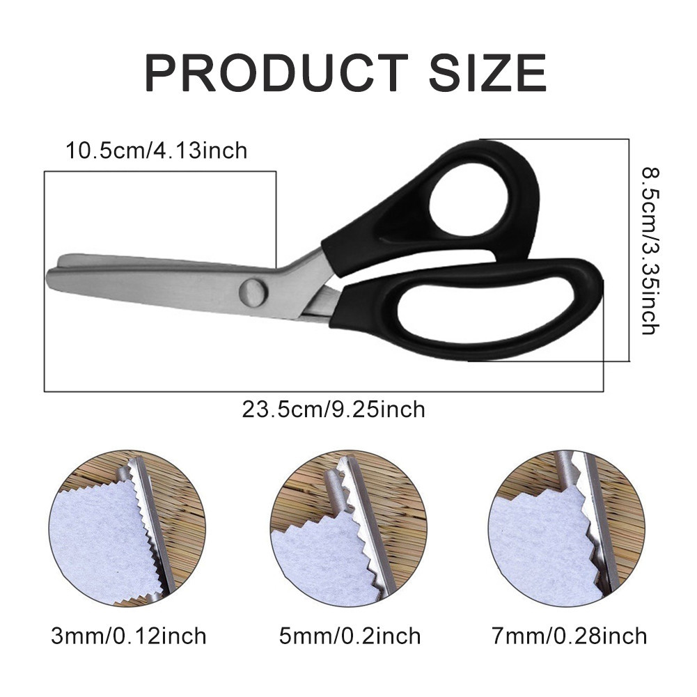 5mm Stainless Steel Zig Zag Sewing Scissors Sewing Handmade Lace ...