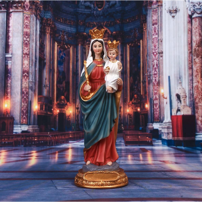 HH Virgin Mary Statue Figurines Sculpture Nativity Christian Virgin ...