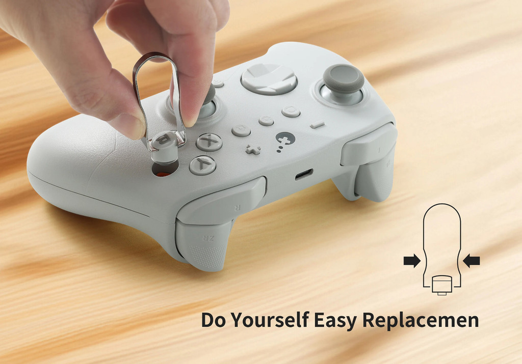 GuliKit NS62 Controller Keycap - B A X Y Switch Layout for ES/ES Pro ...