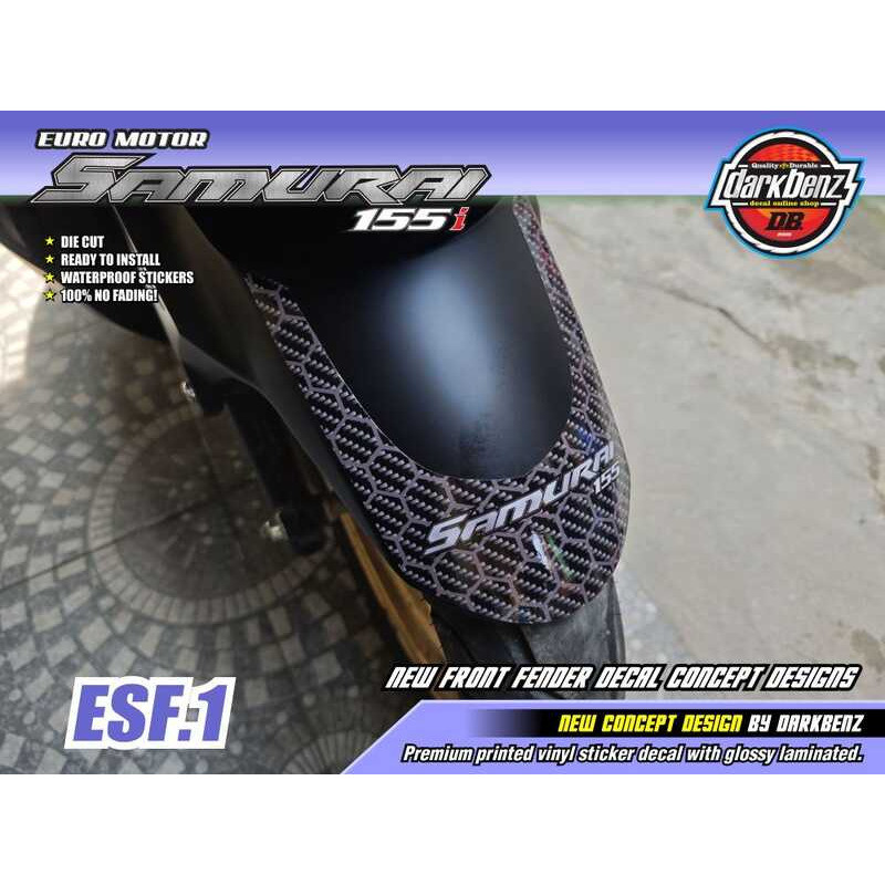 Euro Motor Samurai 155I New Front Fender Concept Quality Printed ...