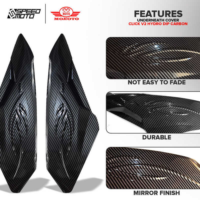 HONDA CLICK V2 UNDERSEAT GARNISH CARBON WITH C-8419 / SIDE ENGINE ...