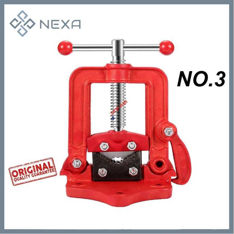 NEXA Pipe Vise Clamp Heavy Duty 2" 3" 4" 5" Bench Pressure Wire Groping ...