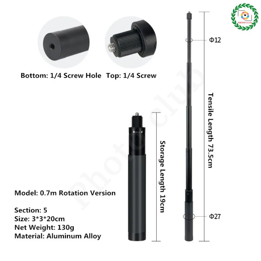 Invisible Selfie Stick for Insta360 X5 / For Insta360 X4 X3 Time Bundle ...