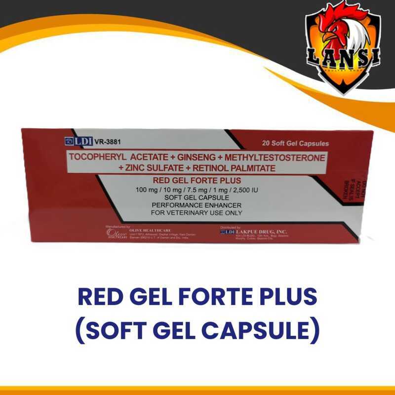 Red Gel Forte Plus - 20 Capsule/Box 0D4 | Shopee Philippines