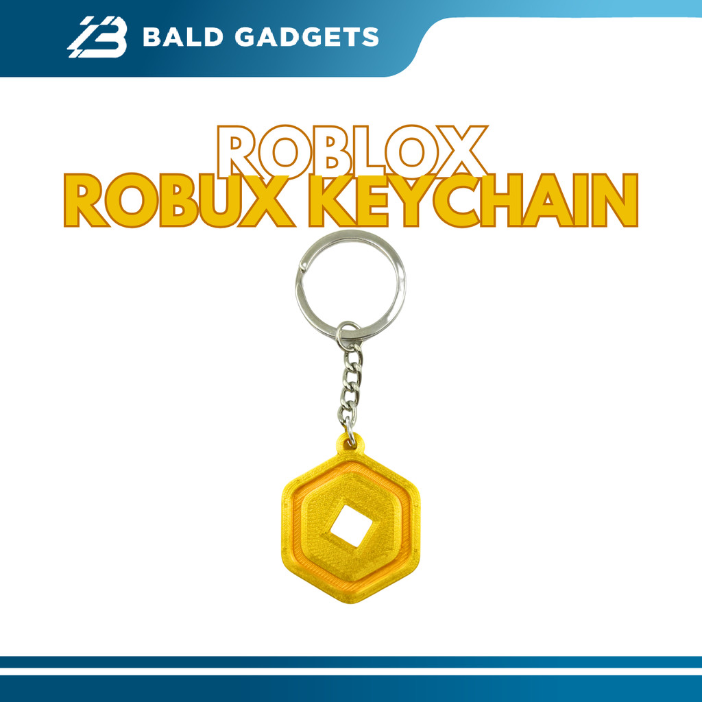 3D Printed Roblox Robux Coin Keychain – Unique Gamer Collectible, Fun ...