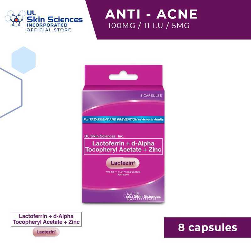 Lactezin 100mg Anti-Acne 8 capsules 725 | Shopee Philippines