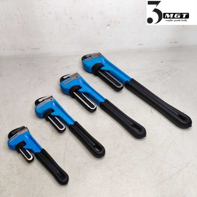 FLYMAN Heavy Duty Pipe Wrench / Yabe Tubo 8" 10" 14" 18" Inches 3 ...