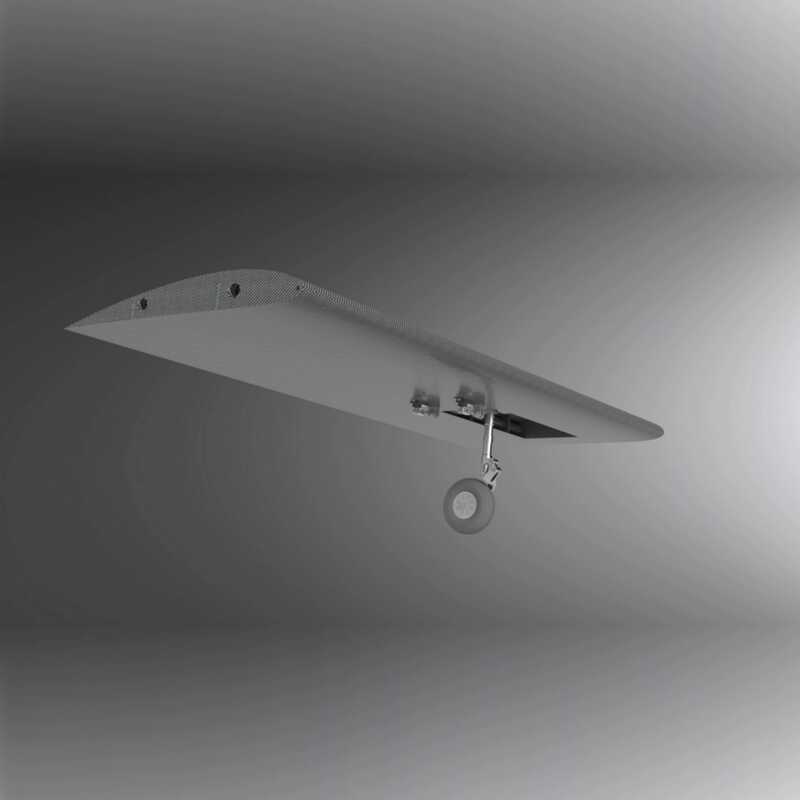 NACA4412 Carbon Wing Solidworks STEP Model 3D Drawing Modeling Digital ...