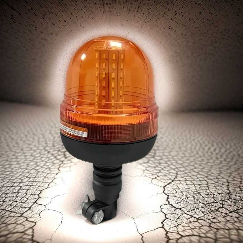 60 LED Amber Truck Car Tractor Flexible Warning Emergency Strobe Light ...