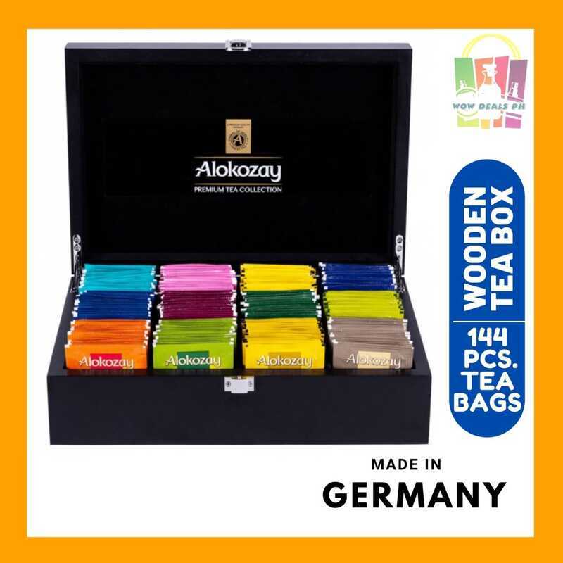 Alokozay Tea Assortment Chest Premium Wooden Box (Gift Set) C98 ...