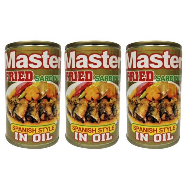 Master Fried Sardines Spanish Style 155G (Pack Of 3) B78 | Shopee ...