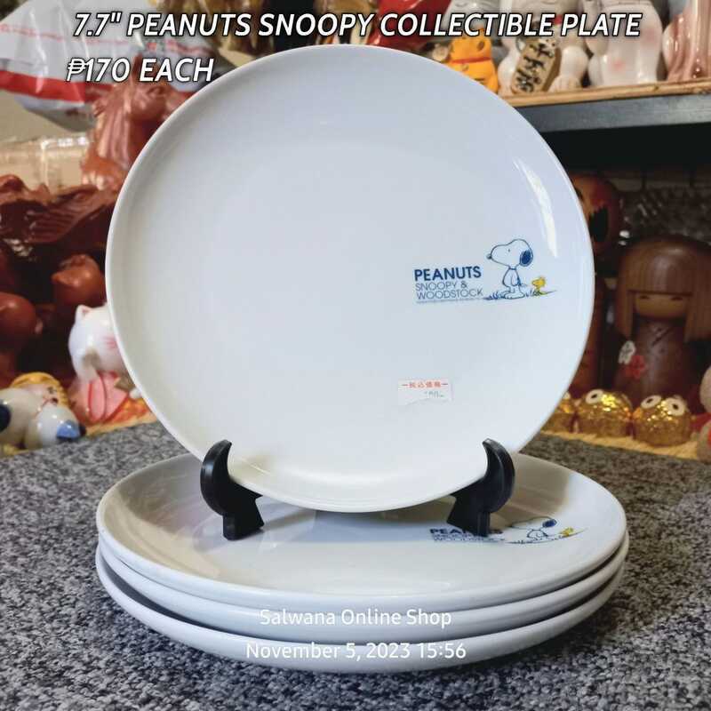 PEANUTS SNOOPY COLLECTIBLE PLATES MADE IN JAPAN 183 | Shopee Philippines