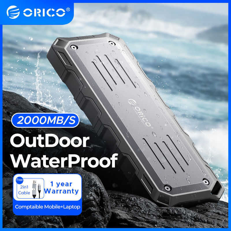 ORICO Mecha 2000Mb/S Extreme Portable SSD 256Gb 512Gb 1Tb 2Tb M2 Nvme PSSD Usb3.2 Gen2*2 For Ou ...