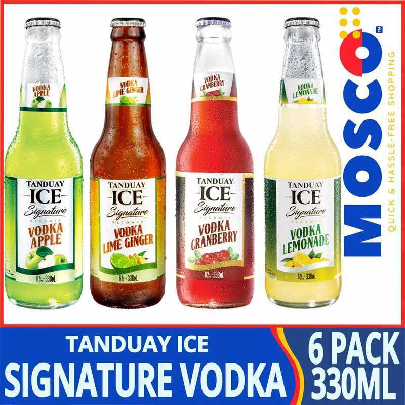 Tanduay Ice Signature Alcomix Vodka Apple, Lime Ginger, Cranberry ...