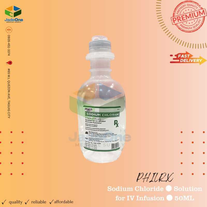 Philrx PNSS Sodium Chloride Solution For IV Infusion 50Ml | Shopee ...